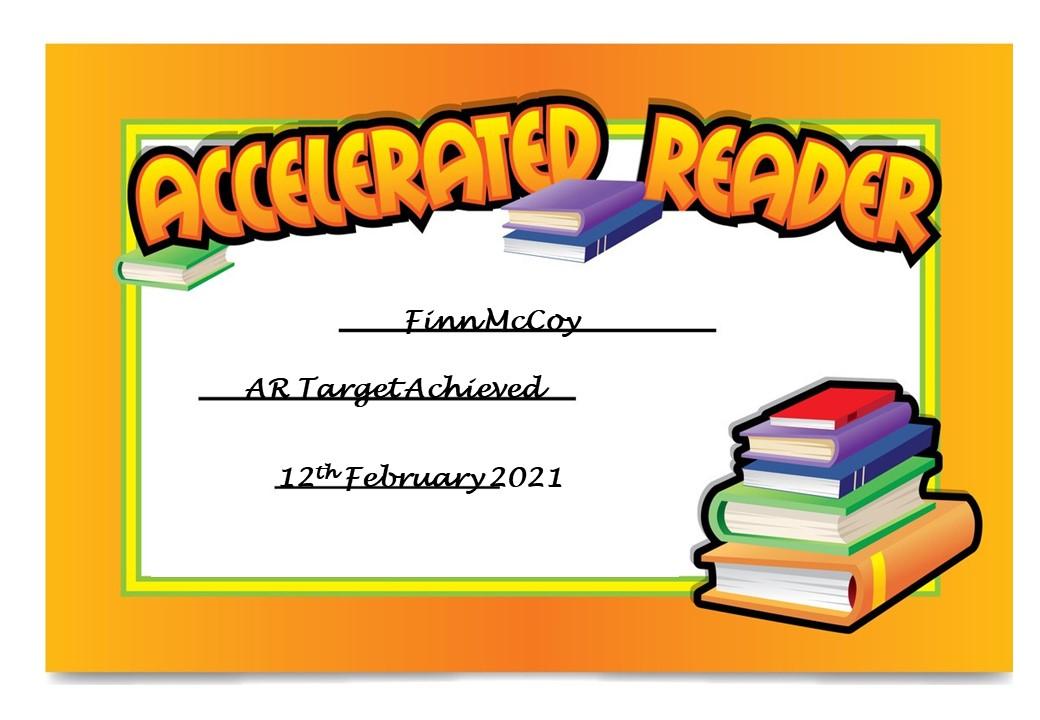 Accelerated Reader Target Achievers - St Brigids Primary School