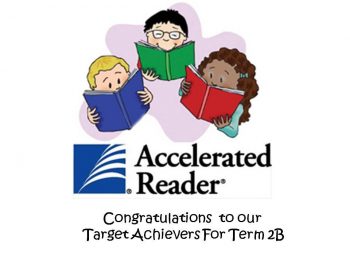 Accelerated Reader Target Achievers for Term 2B - St Brigids Primary School