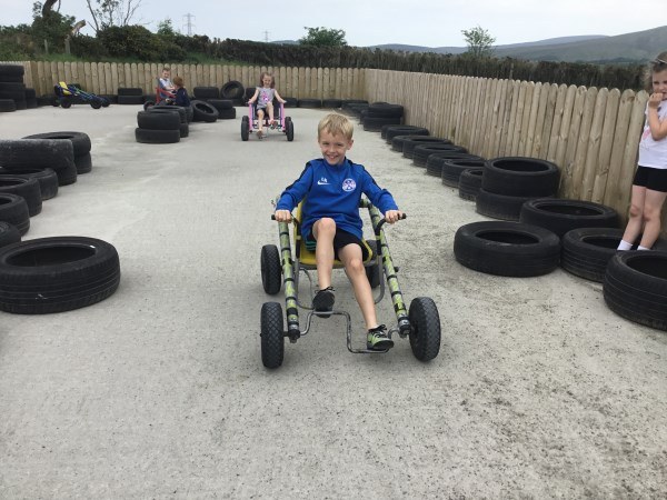 Year 4, 5 & Class A Trip to Sperrin Fun Farm - St Brigids Primary School