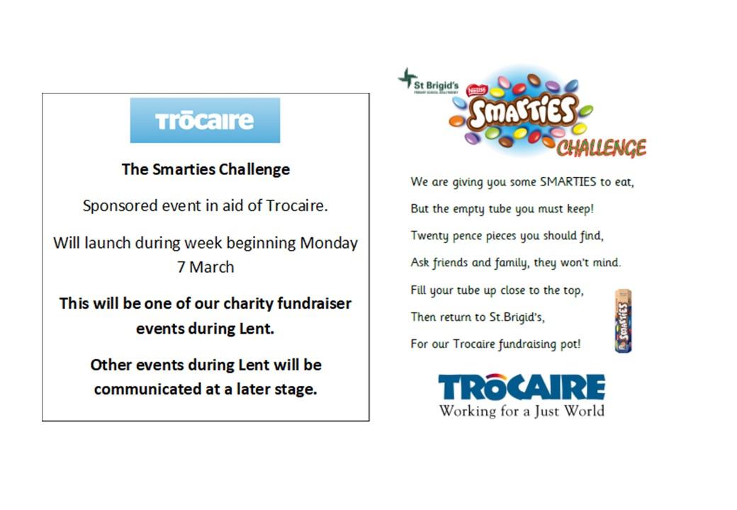 The Smarties Challenge Fundraiser - St Brigids Primary School