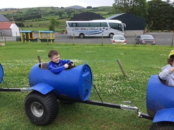 Year 4, 5 & Class A Trip to Sperrin Fun Farm - St Brigids Primary School