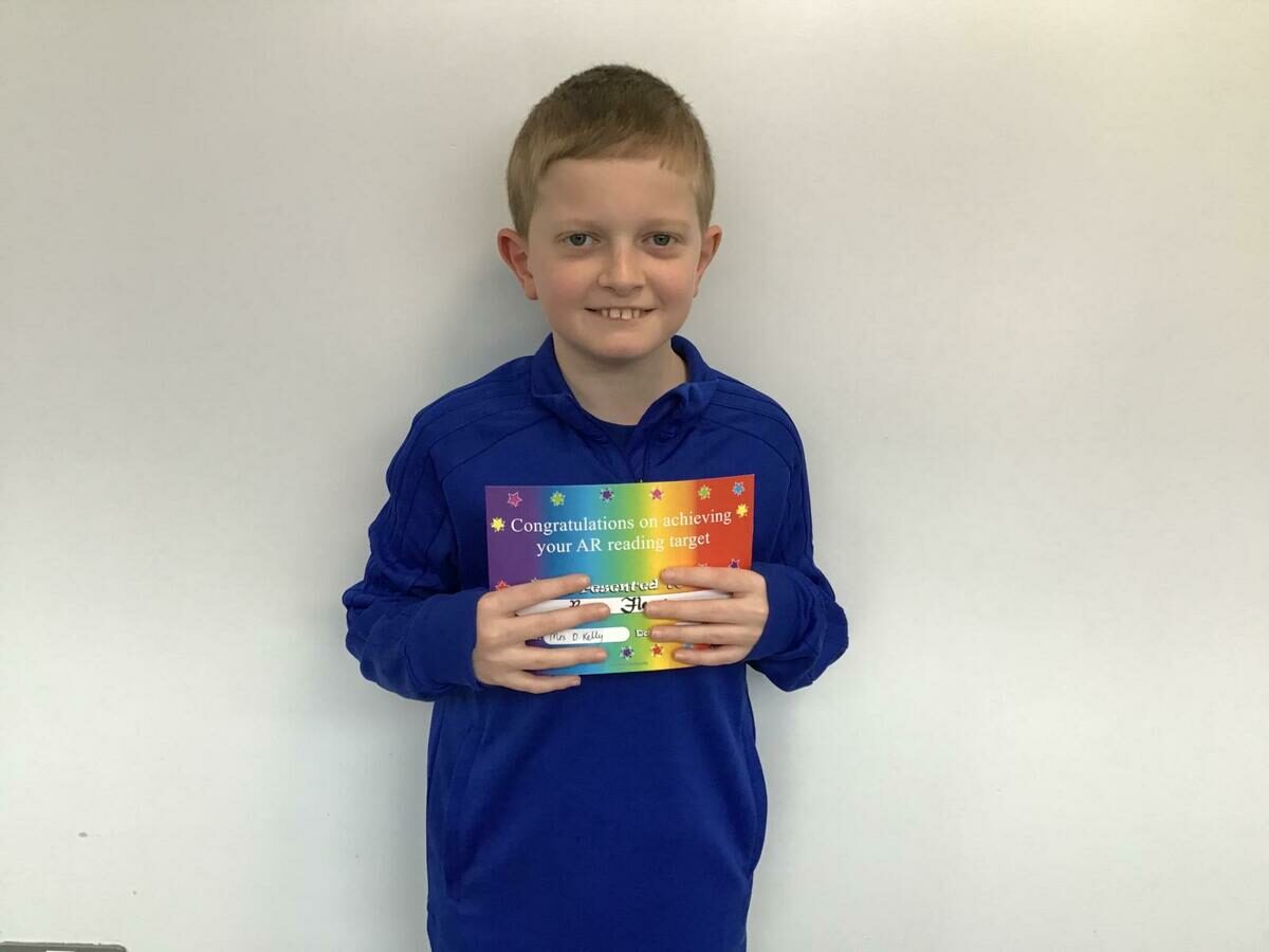 Accelerated Reader Target Achievers Term 2A - St Brigids Primary School